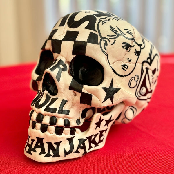 2-Tone Less Than Jake Skull | The Art of Nan Coffey | NanWasHere | Art ...