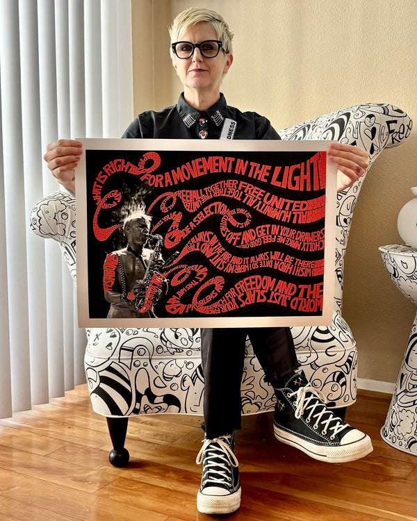 Nan x Fishbone - IN YOUR FACE ️ Limited Edition Fine Art Print - SOLD ...