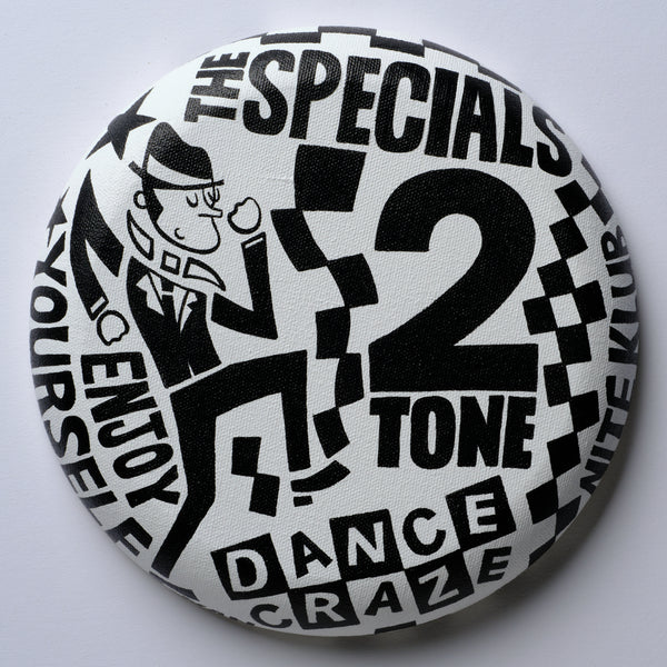 The Specials 8" Round Original Painting 2023 - The Art Of Nan Coffey
